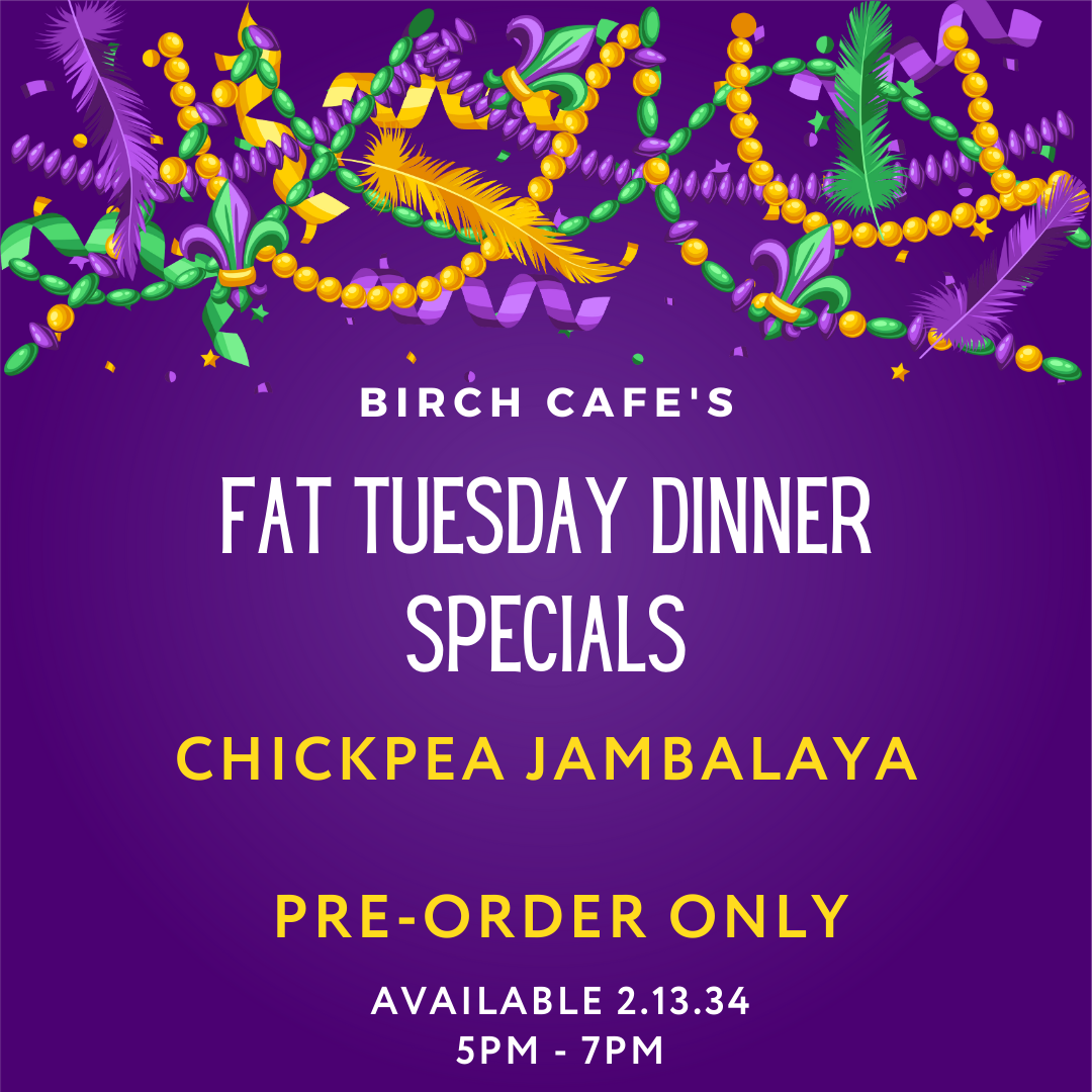 Fat Tuesday 2024 Chickpea Jambalaya Birch Cafe Cleveland Vegan fat-tuesday-2024-chickpea-jambalaya-birch-cafe-cleveland-vegan