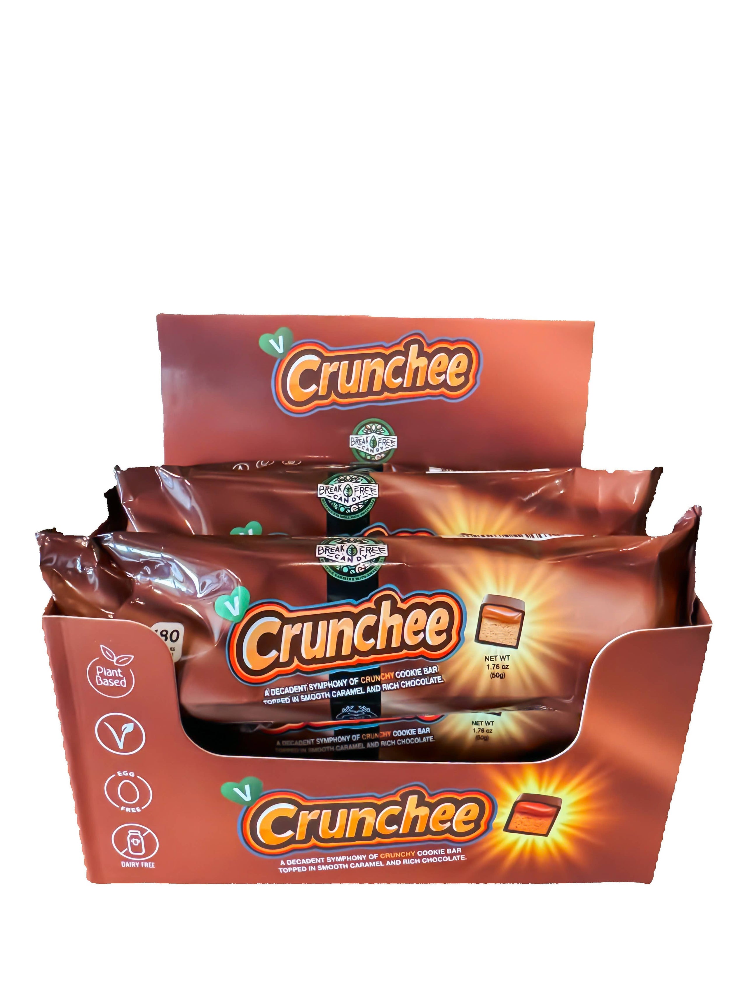Break Free Candy - Vegan Crunchee™ Candy Bar - Wholesale like Twix ...